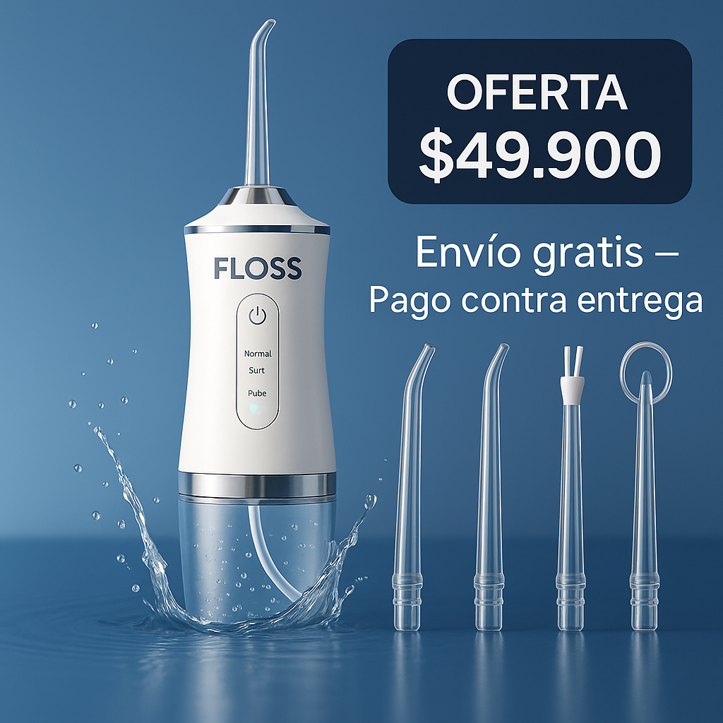 Irrigador dental | Floss | 12 meses de garantia – E-tech bodega